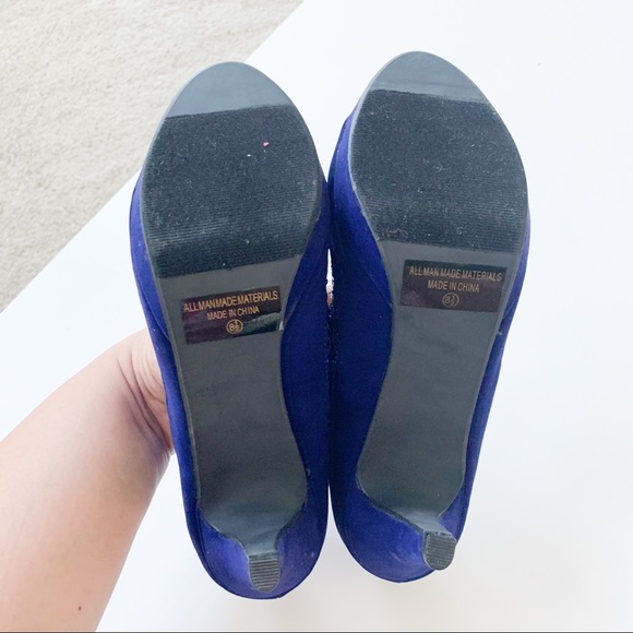 Mascotte | Shoes | Mascotte Royal Blue Heels Sogo2 | Poshmark